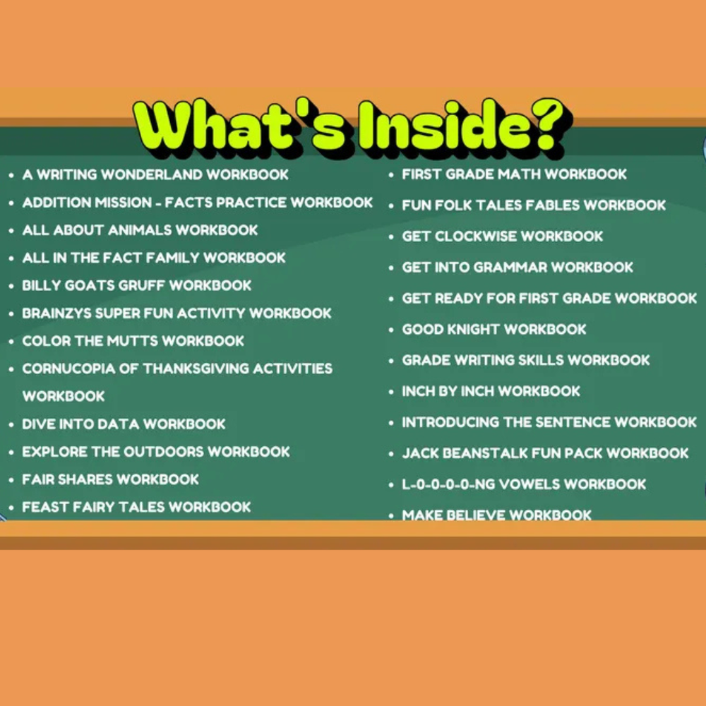 1st Grade Mega Bundle, 3000+ Pages, Math, Reading, Science, Daily Acti ...